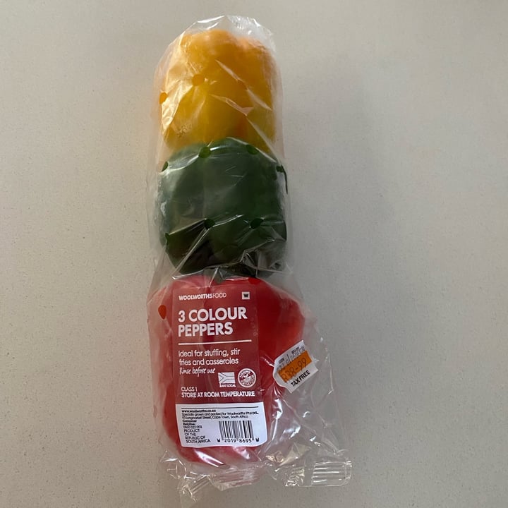 Woolworths Food 3 colour peppers Review | abillion