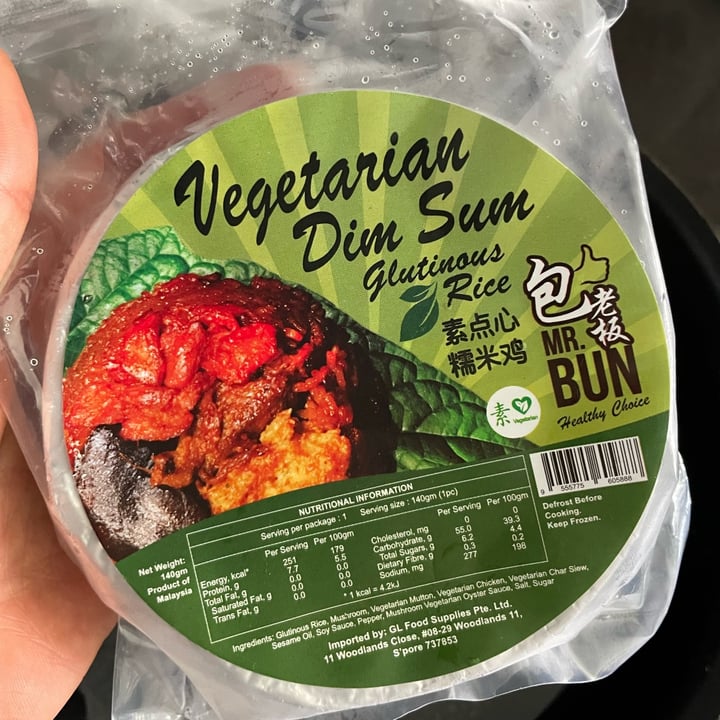 Mr. Bun vegetarian dim sum glutinous rice Review | abillion
