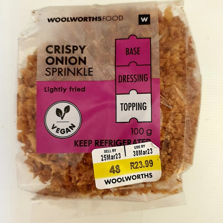 Woolworths Crispy Onion Sprinkle Review | abillion