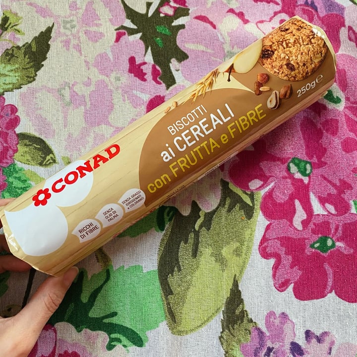 Conad Biscotti ai cereali con frutta e fibre Review | abillion