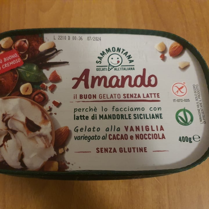 Sammontana Amando gelato alla vaniglia variegato al cacao e nocciola Review | abillion