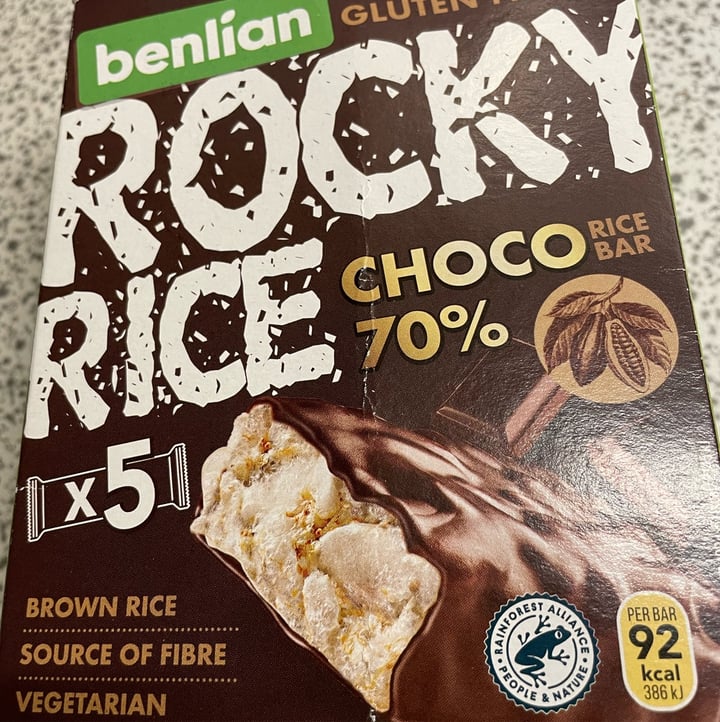 Benlian Rocky rice 70% choco Review | abillion