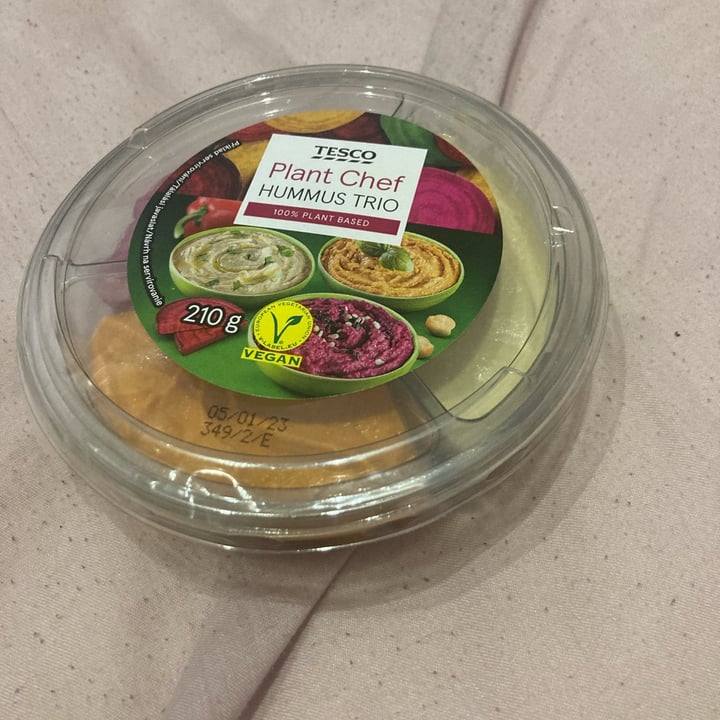Tesco Plant Chef Hummus Trio Review | abillion
