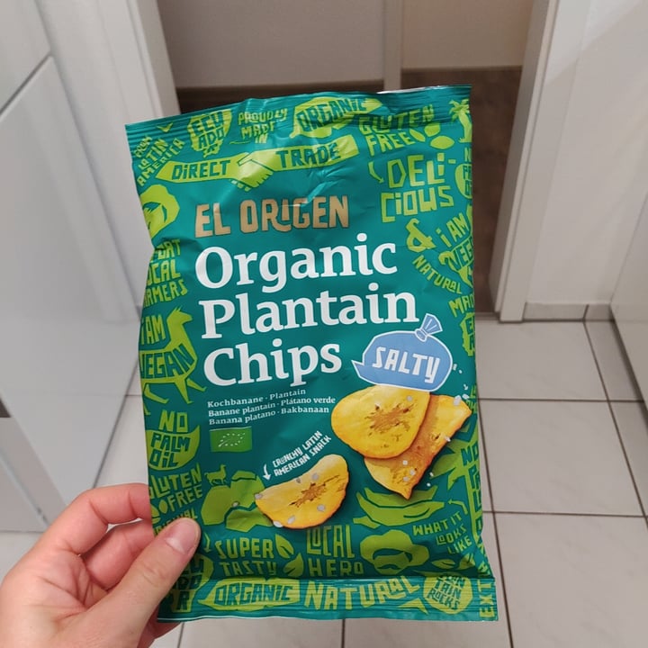 El Origen Organic Plantain Chips salty Review | abillion