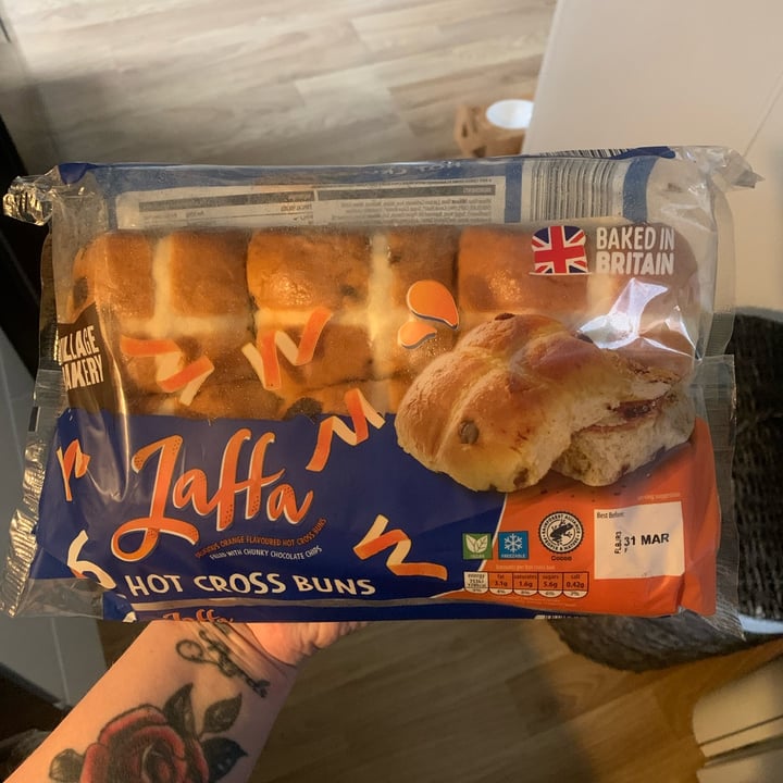 Village bakery Jaffa Hot Cross Buns Review | abillion
