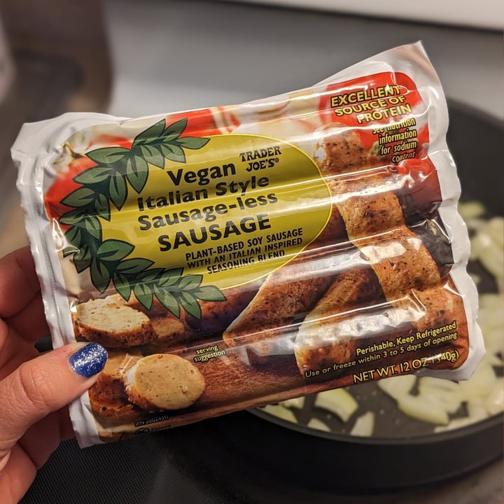 Trader Joe's Vegan Italian Style Sausage-less Sausages Review | abillion