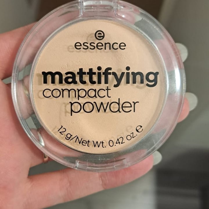 essence cosmetics All About silky matt! Fixing Compact Powder Review ...