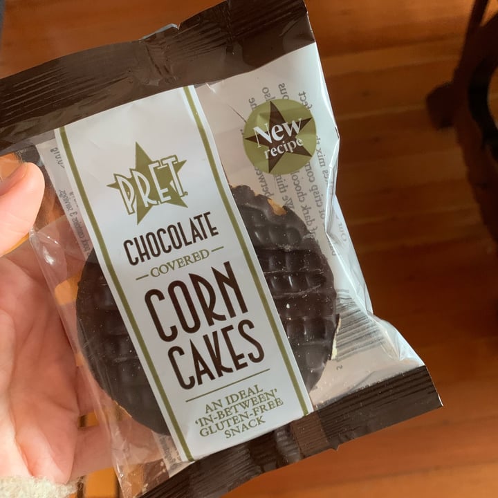 Pret A Manger chocolate covered corn cakes Review | abillion