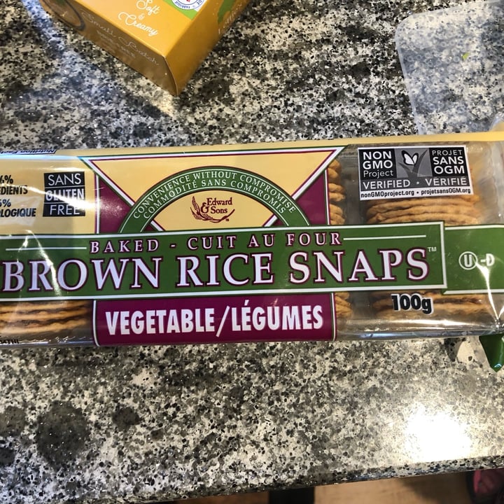 Edward & Sons BAKED ORGANIC WHOLE GRAIN BROWN RICE SNAPS Review | abillion