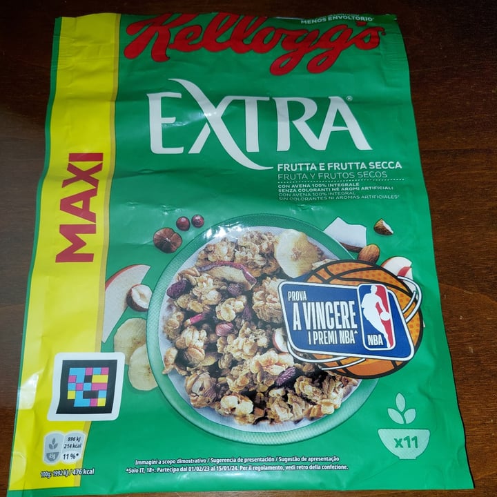 Kellog’s extra Granola Frutta e Frutta Secca Review | abillion