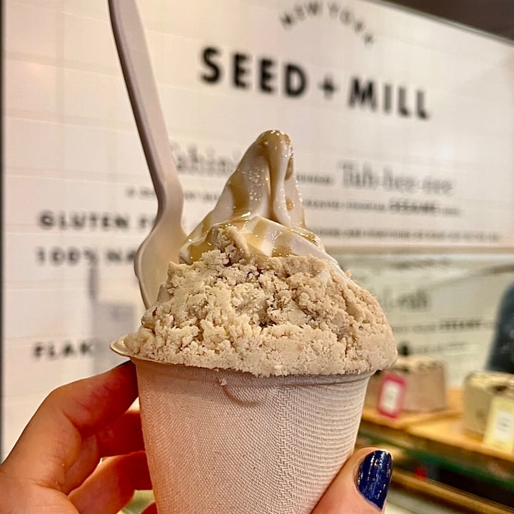 Seed + Mill tahini soft serve ice cream Review | abillion