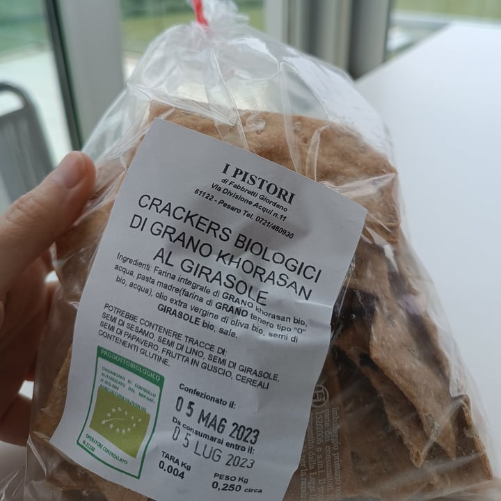 I Pistori Crackers Biologici Di Grano Khorasan Al Girasole Review ...