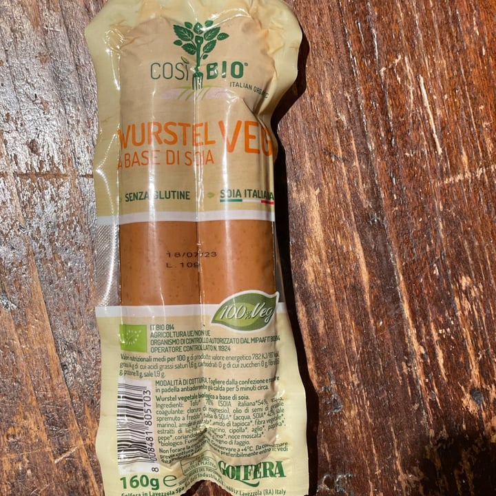 Così Bio wuster veg Review | abillion