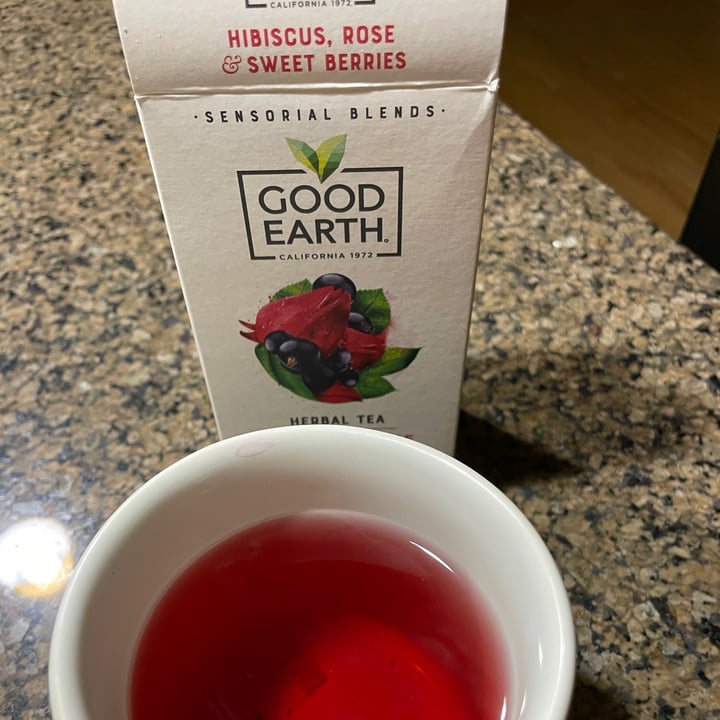 Good earth hibiscus, rose & sweet berries herbal tea Review | abillion