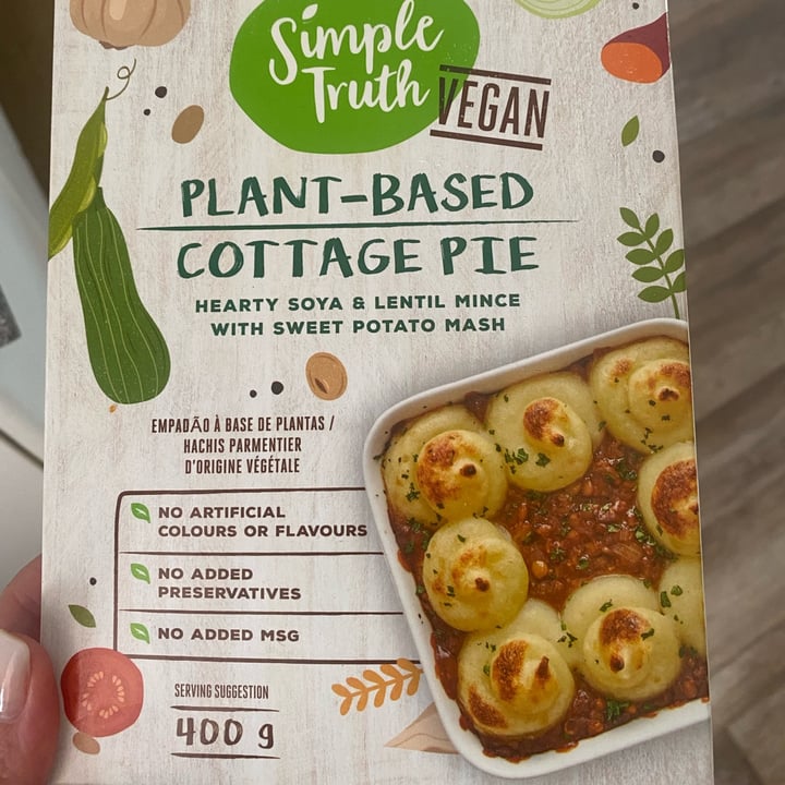 Simple Truth Plant-Based Cottage Pie Review | abillion