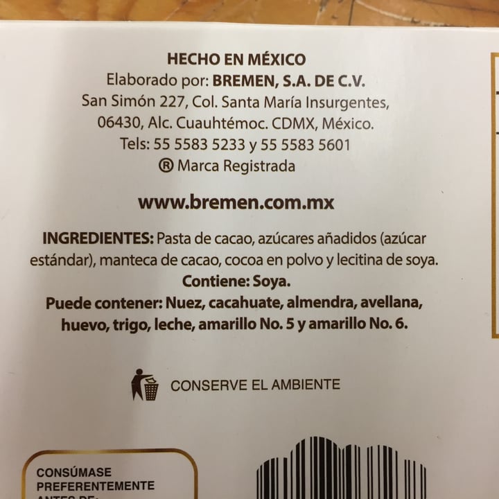 Bremen Gatucos Dark 70% cacao Review | abillion