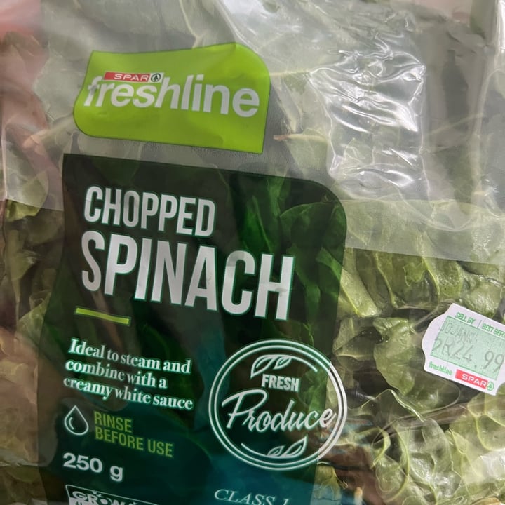 Spar freshline chopped spinach Review | abillion