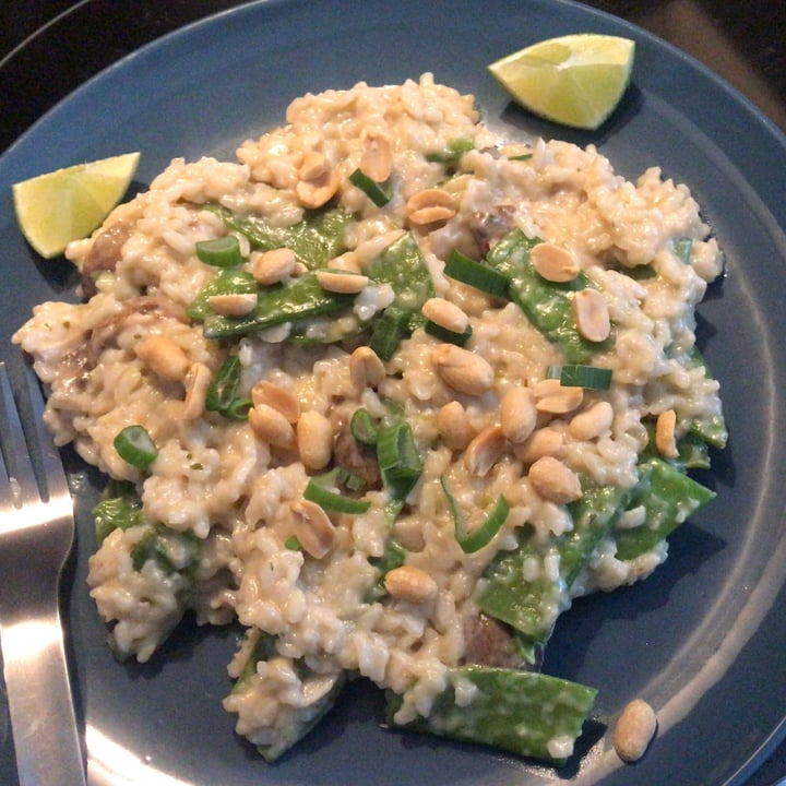 Hello fresh Thai Curry Risotto with Sugar-Snap Peas and Mushrooms ...