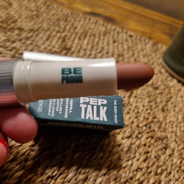 The Body Shop Pep Talk Lipstick 💄 Be Proud Review | abillion