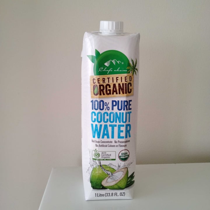 Chef's choice Certified Organic 100% Pure Coconut Water Review | abillion