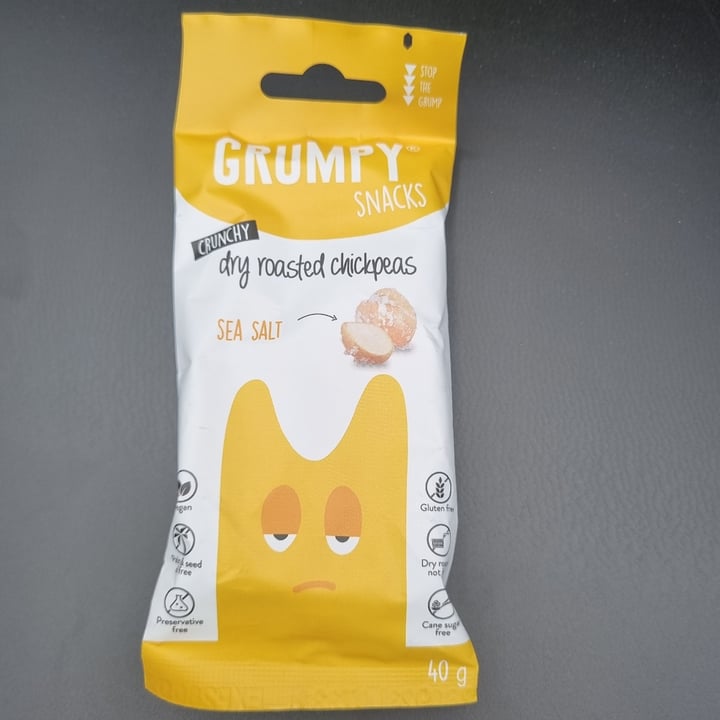 Grumpy Snacks Dry Roasted Chickpea - Sea Salt Review | abillion