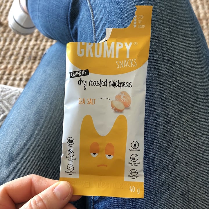 Grumpy Snacks Dry Roasted Chickpea - Sea Salt Review | abillion