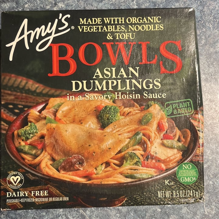 Amy’s Amy’s Bowls - Asian Dumplings in Savory Hoisin Sauce Review ...