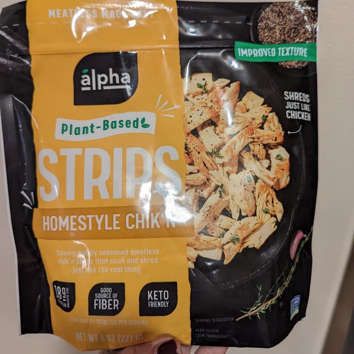 Alpha Foods plant based strips homestyle chik'n Review | abillion