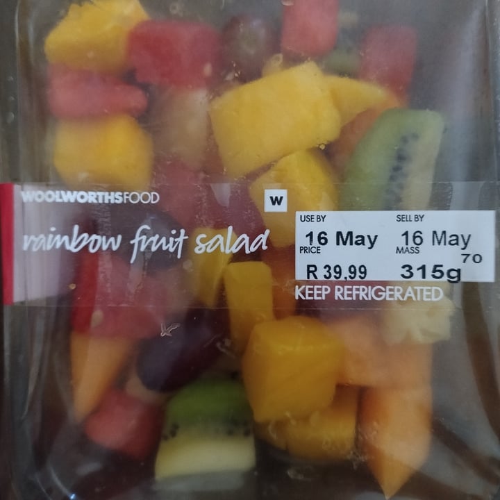 Woolworths rainbow fruit salad Review | abillion