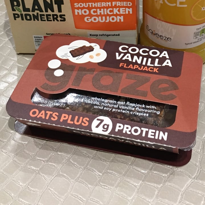 graze cocoa vanilla protein flapjack Review | abillion