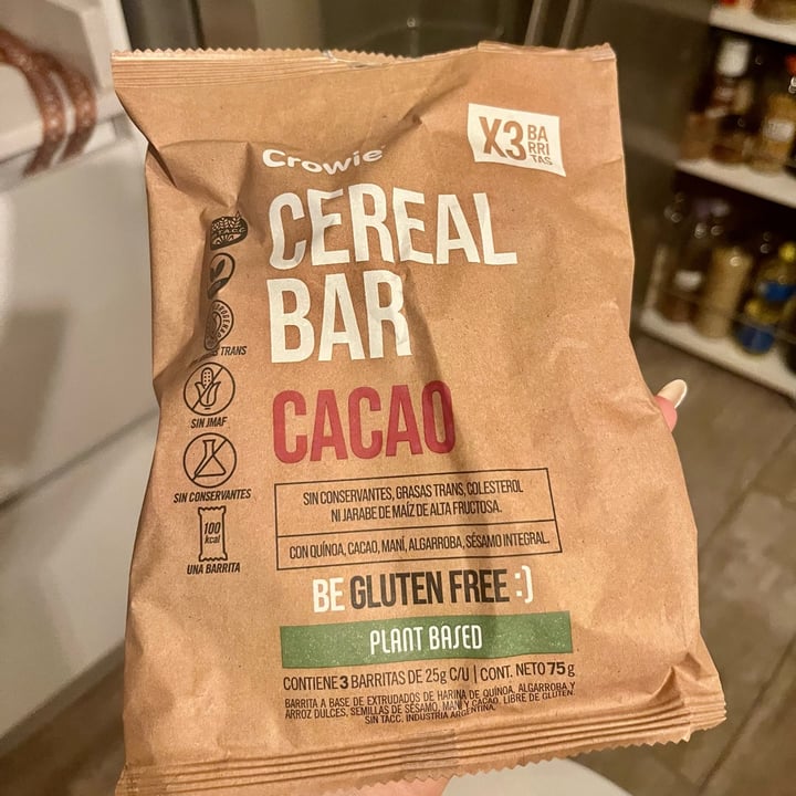 Crowie cereal bar cacao Review | abillion