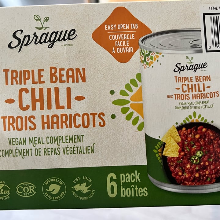 Sprague Triple Bean Chili Review | abillion