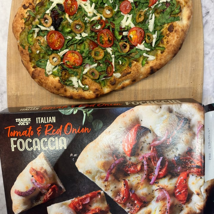 Trader Joe's Italian Tomato & Red Onion Focaccia Review | abillion