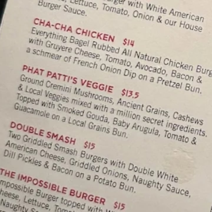 Burgatory Homestead, United States Phat Patti's Veggie Review | abillion