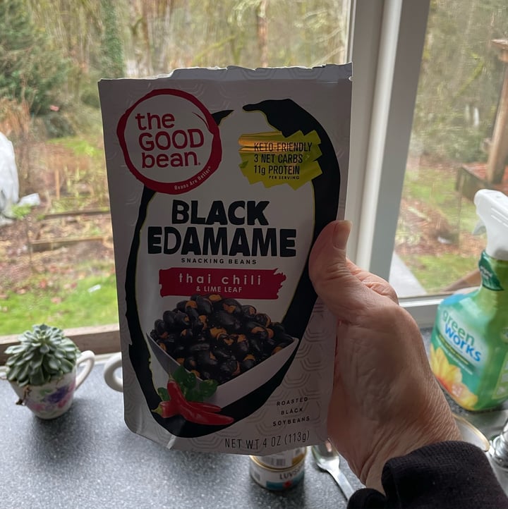 The Good Bean black edamame snacking beans Thai chili Review | abillion