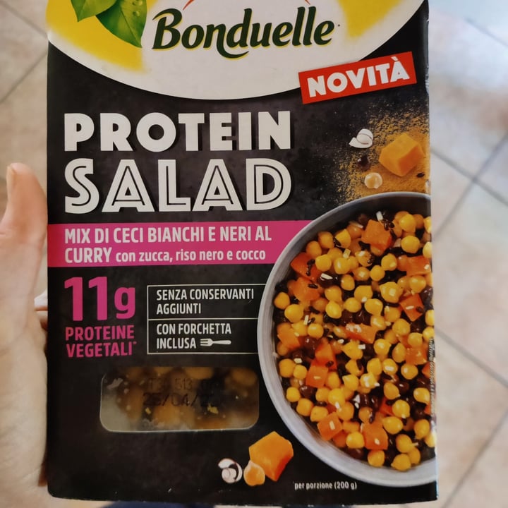 Bonduelle Protein salad mix ceci bianchi e neri al curry Review | abillion