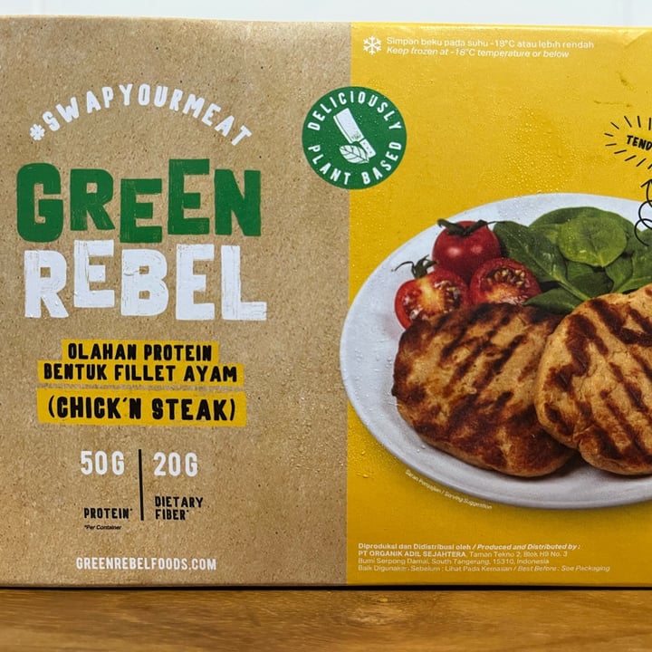 Green Rebel Foods Green Rebel Chick’n Steak Review | abillion