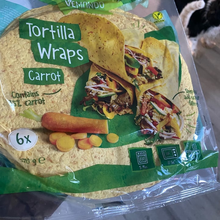 Vemondo Tortilla Wraps Carrot Review | abillion