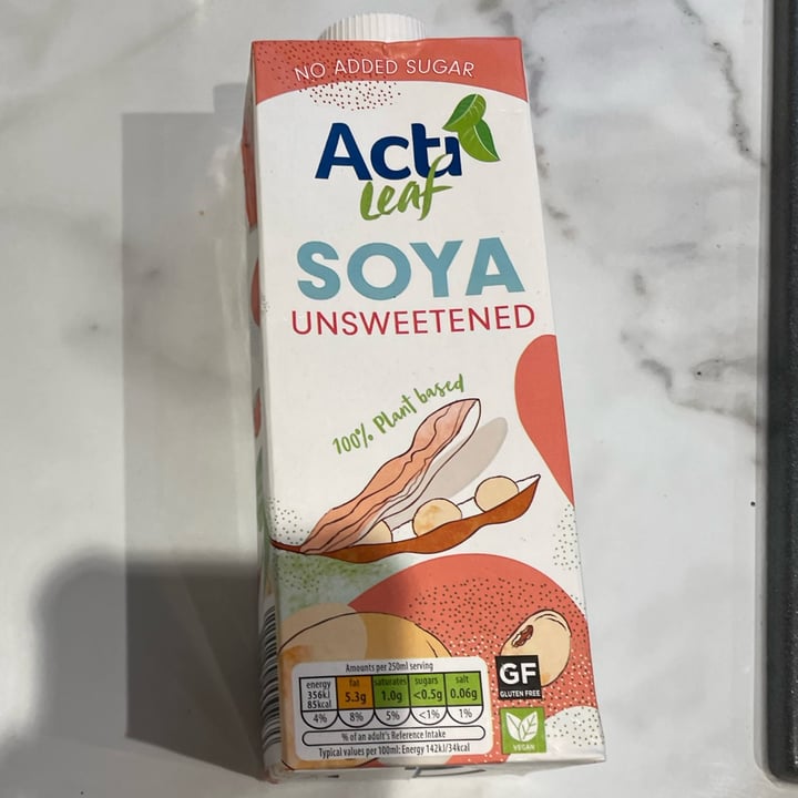 Acti Leaf Soya unsweetened Review | abillion