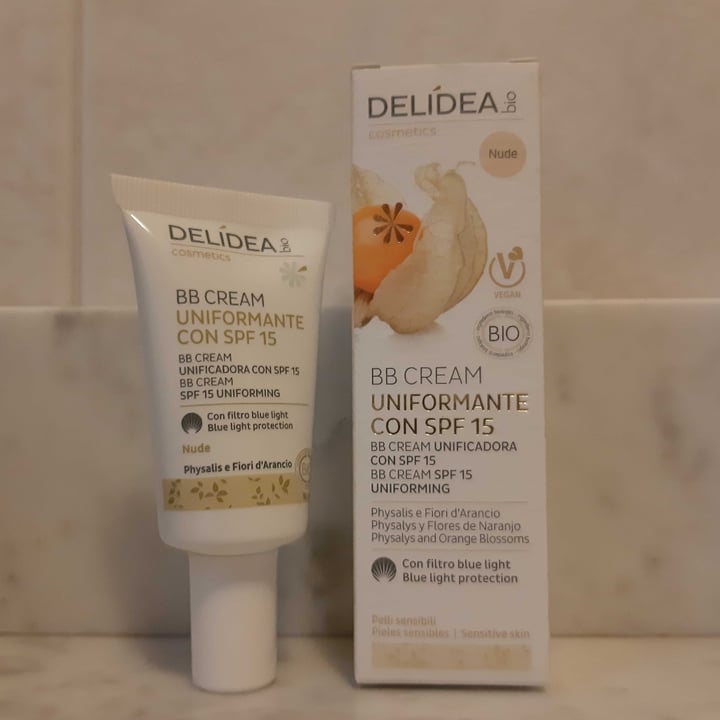 Delídea bio cosmetics BB cream uniformante con SPF 15 Review | abillion