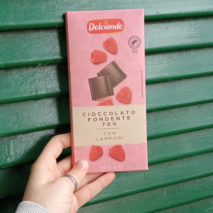 Dolciando Cioccolato fondente 70% con lamponi Review | abillion