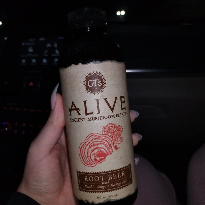 GT’s Living Foods Alive - Ancient Mushroom Elixir Root Beer Review ...