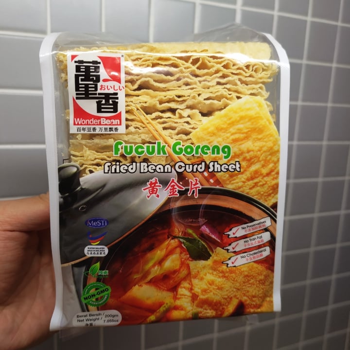 WonderBean Fried Bean Curd Sheet Review | abillion