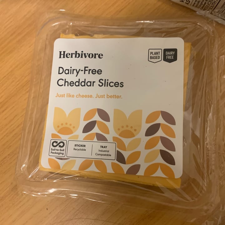 Herbivore Dairy Free Cheddar Slices Review | abillion