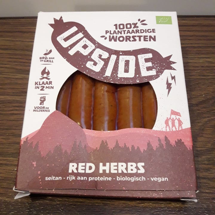 Upside Red Herbs 100 % Plant Based Sausages Review | abillion