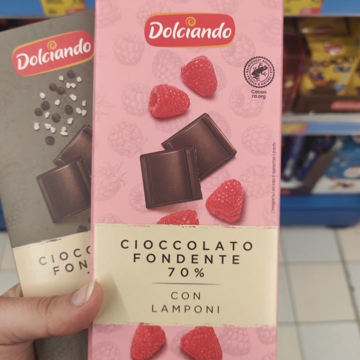 Dolciando Cioccolato fondente 70% con lamponi Review | abillion
