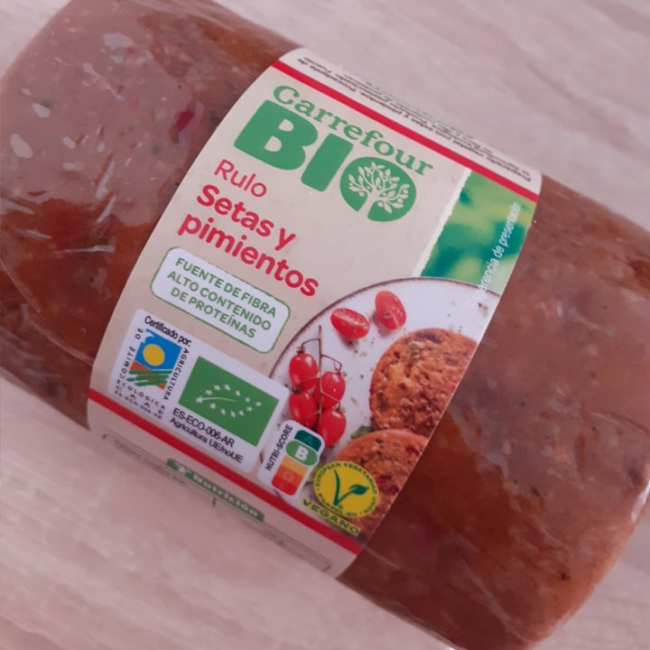 Carrefour Bio Rulo con setas y pimientos Review | abillion