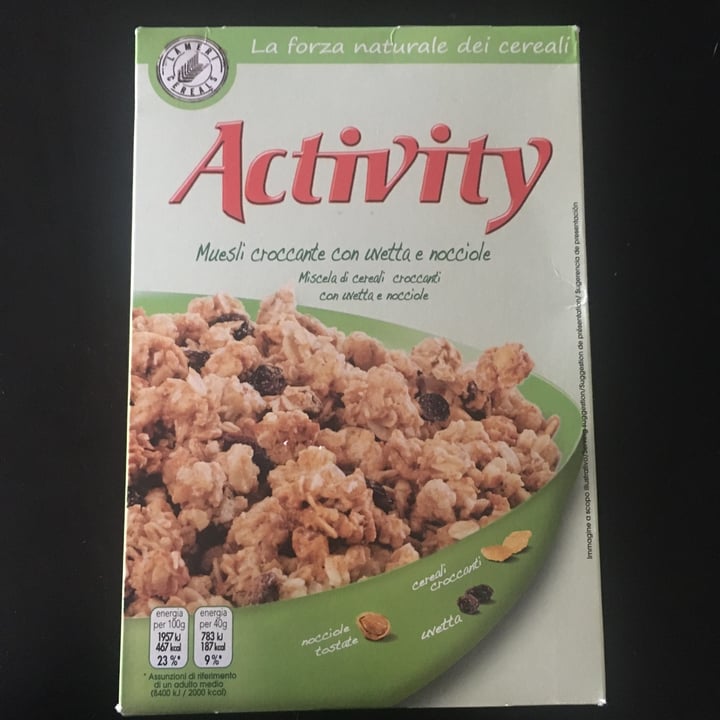 Activity muesli croccante con uvetta e nocciole Review | abillion