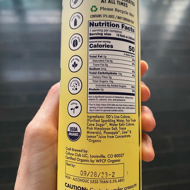 Doctor D's Sparkling Probiotic Drink Pineapple Review | abillion