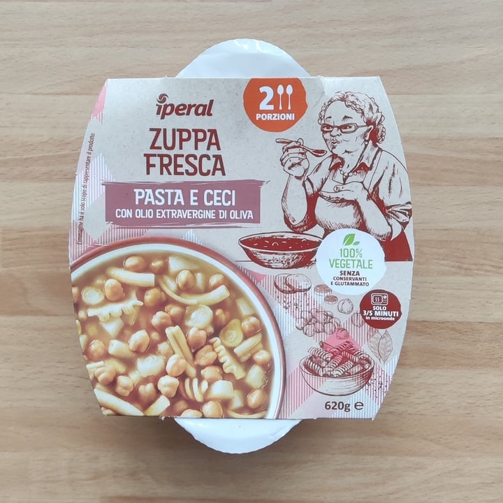 Iperal Zuppa Fresca Pasta E Ceci Con Olio Extravergine Di Oliva Review ...